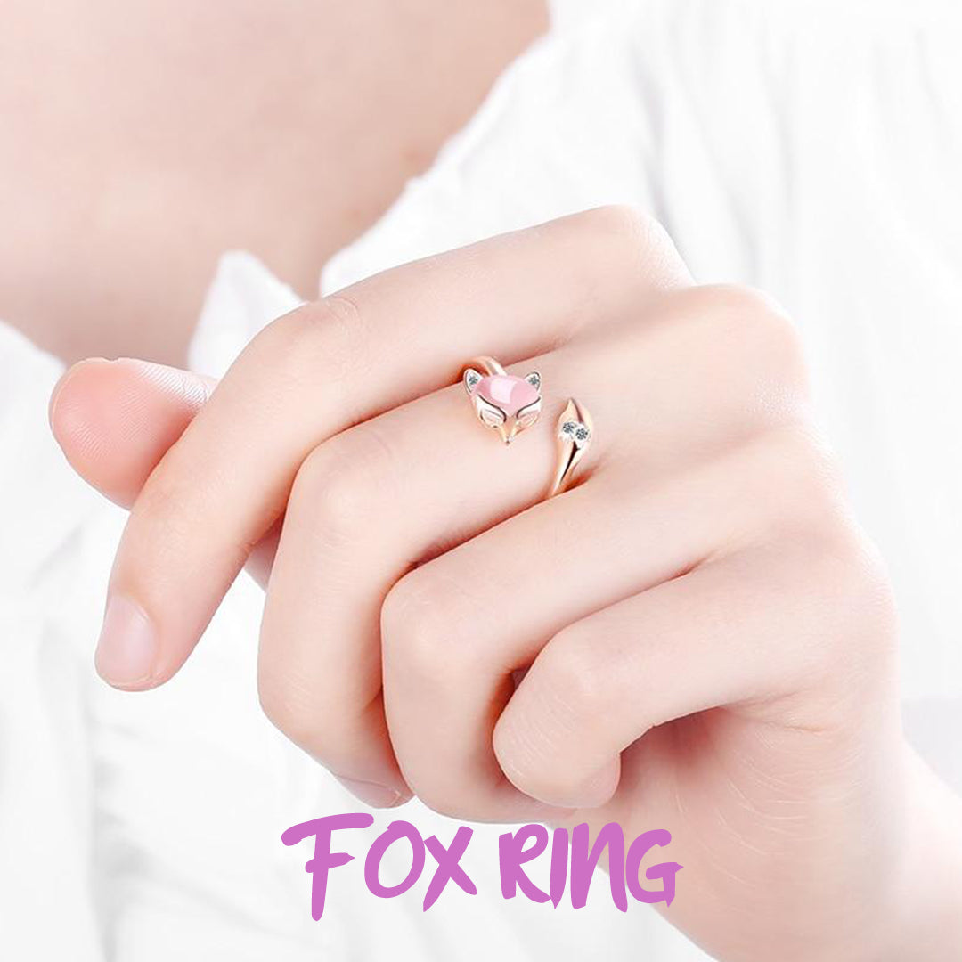 Fox Ring™ Anillo elaborado con la mejor plata esterlina 925 y cristale ...